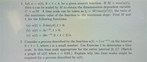 1 Let U U T 0 0 C Chegg Com