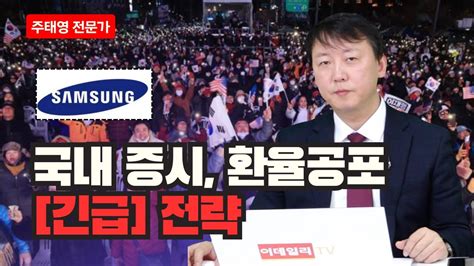 비상계엄령주가전망 야간선물 급락과 환율공포 급등 생전 처음맞아보는 국내증시속 주태영전문가의 긴급전략 Youtube