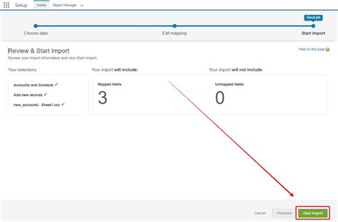 Importing Data Into Salesforce With Data Import Wizard [screenshots]