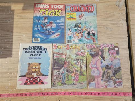 Lot Of 5 Comic Books 2 Sex To Sexty Jaws Too Cracked Etc Schmalz Auctions