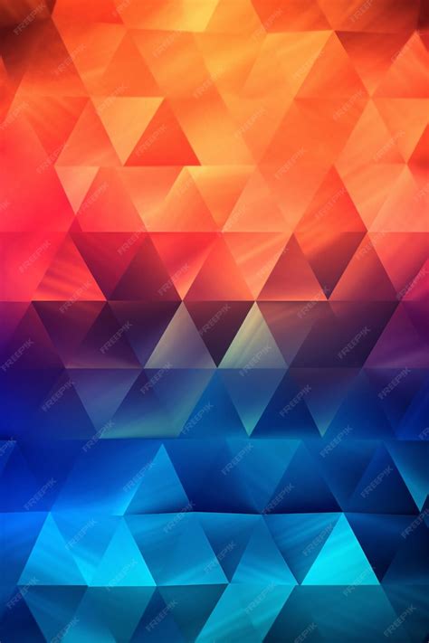 Premium Ai Image Abstract Geometric Background With Triangle Shape Pattern