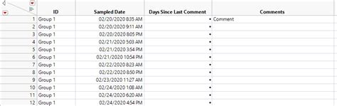 Solved Date Difference Calculation Referencing Grouping Columns Jmp User Community