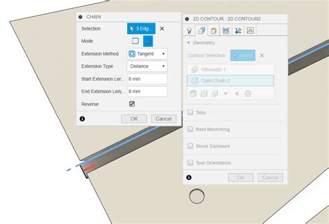 Contour Toolpaths Split At Intersection Autodesk Community