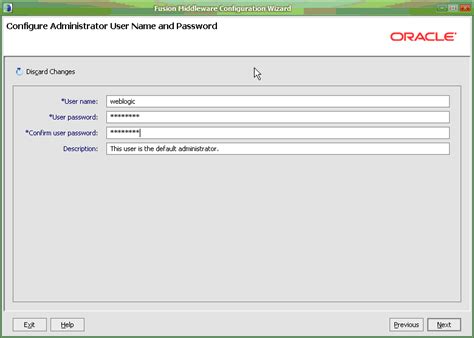 Weblogic Application Server Setup