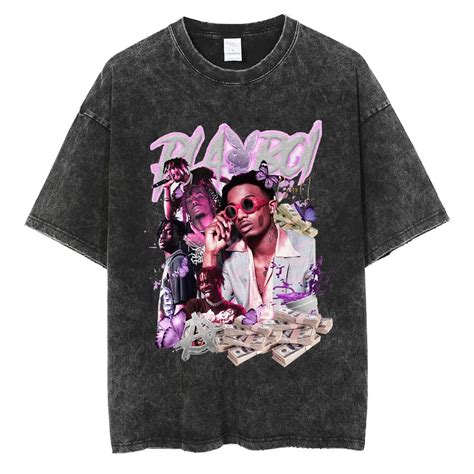 Vintage 90s Hip Hop Wash T Shirt Rapper Graphic Tees Men Women Cotton T