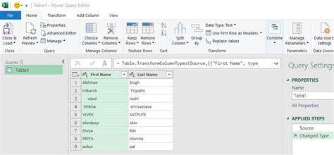 Text Modifications With Power Query In Excel GeeksforGeeks