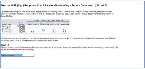 solved exercise 11 39 algo reciprocal cost