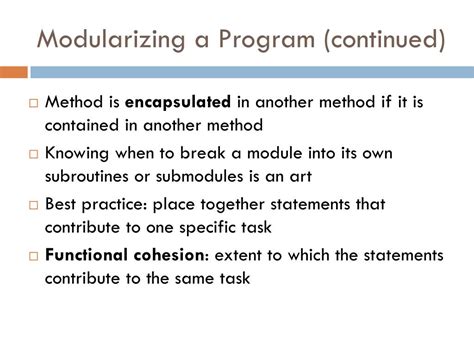 Ppt Chapter 3 Modularization Powerpoint Presentation Free Download