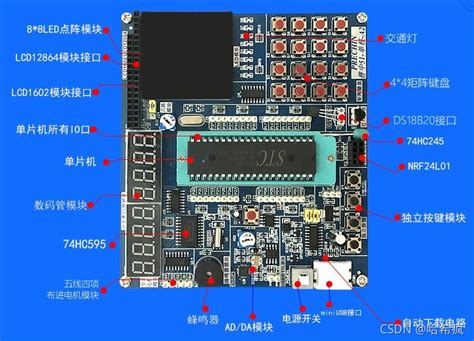 普中51单片机开发板笔记 csdn博客