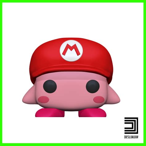 3d File Kit Bundle 6 Kirby Model Nintendo Funko Pop Version 🦸‍♂️ ・template To Download And 3d