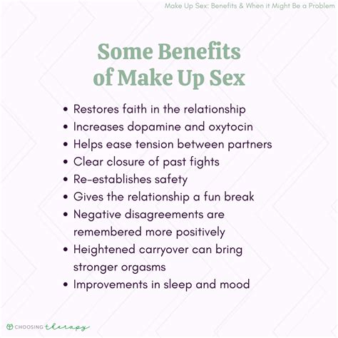 Is Makeup Sex Good Or Bad For Relationships