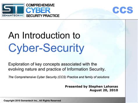 Introduction To Cybersecurity Fundamentals Pptx