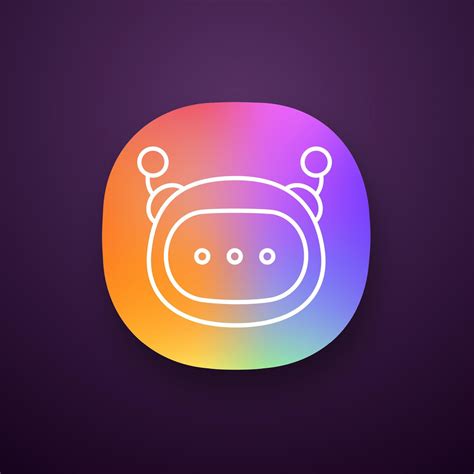 Chatbot Message App Icon Ui Ux User Interface Web Or Mobile Application Chat Bot Artificial