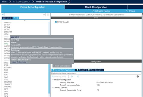 mbedtls gray when azurertos is enable stmicroelectronics community