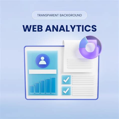 Premium Psd Web Analytics 3d Rendering Illustration