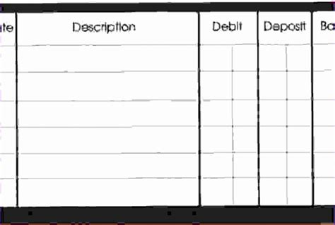 11 Excel Checking Account Template Excel Templates Excel Templates