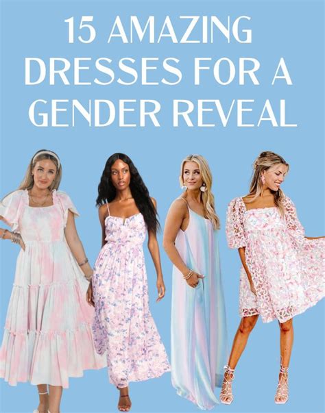 The 15 Best Gender Reveal Dresses What To Wear As A Godmother Gender
