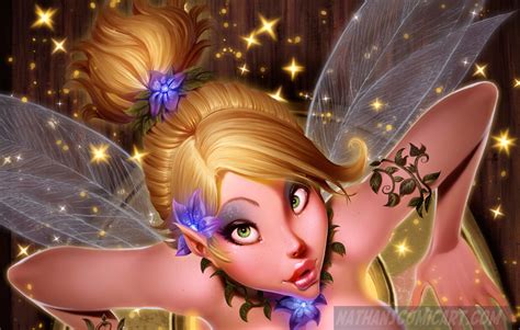 Geek Art Tinkerbell Stuck In A Keyhole — Geektyrant