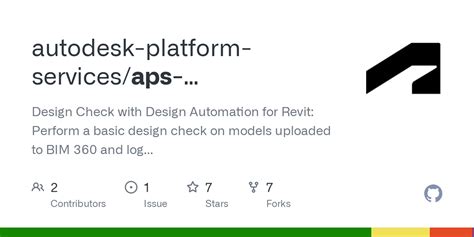 Github Autodesk Platform Servicesaps Checkmodels Createissues Revit Design Check With Design