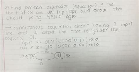 Solved Find Boolean Expression Equation If The The Flip