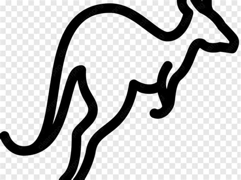 Kangaroo Outline Images