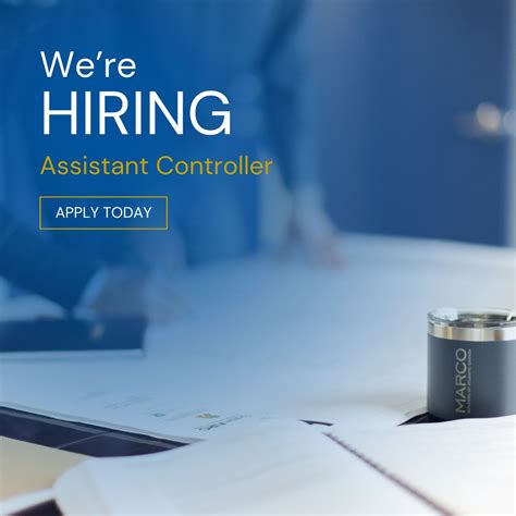 Now Hiring Assistant Controller Marco Group Limited
