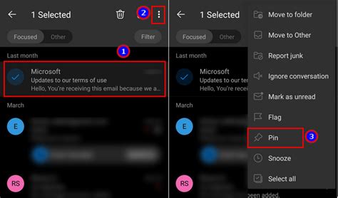 How To Pin Emails To The Top Of Your Inbox In Outlook