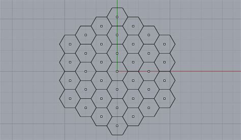 DesigncodingHexagonal Grid With Rhino Python Designcoding Hexagon