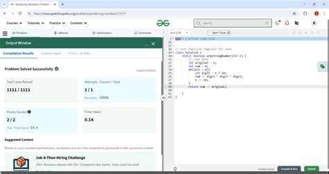 java codingchallenge armstrongnumber learningeveryday akshaya b