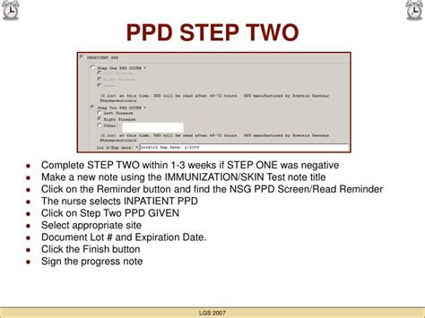 Ppt Ppd Clinical Reminders Documentation Powerpoint Presentation Id
