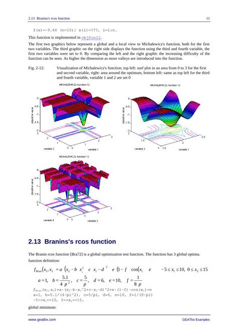 pdf geatbx examples examples of objective functions · geatbx examples