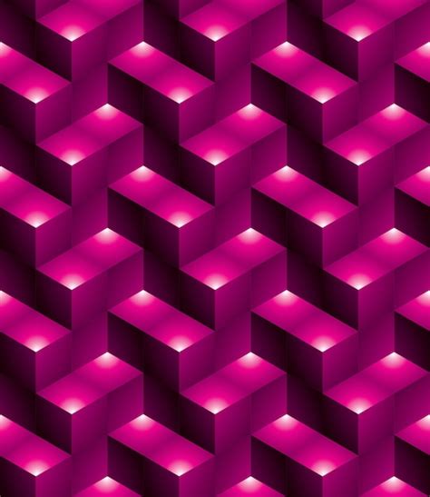 Premium Vector Futuristic Continuous Multicolored Pattern Illusive Motif Abstract Background