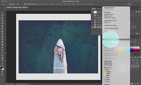 How To Create A Circle Photo Using Photoshop Clipping Masks