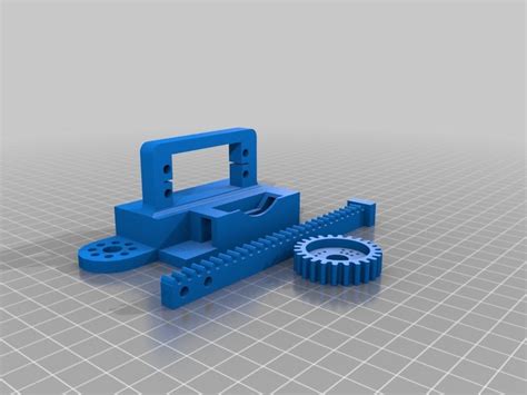 Download Free Stl File Modified Servo Linear Actuator • 3d Printable