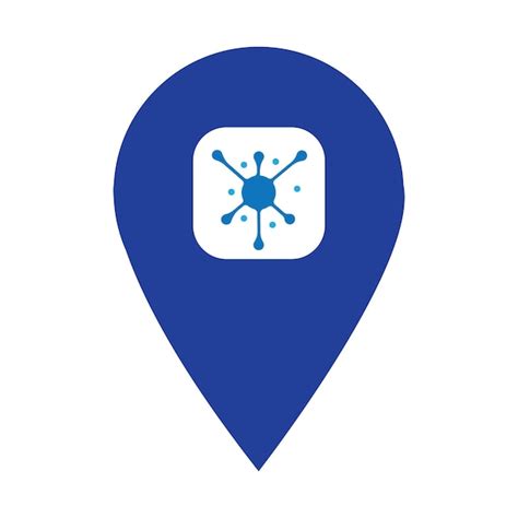 Premium Vector Map Point Virus