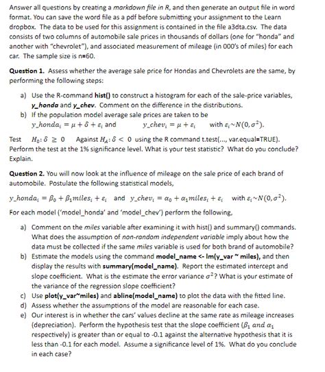 Solved Provide R Screenshots Of The Histograms And Chegg