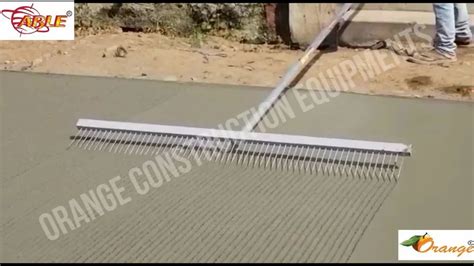 Orange Texture Brush Comb Concrete Float At ₹ 6000 Piece Texturing Brush In Nagpur Id