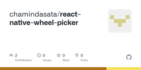 GitHub Chamindasata React Native Wheel Picker