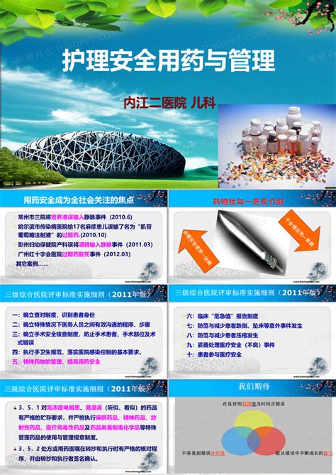 护理用药安全与管理ppt模板下载 编号qooynbaq 熊猫办公
