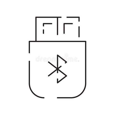 Computer Hardware Line Icon Graphic Card Or Processor And RAM GPU Or