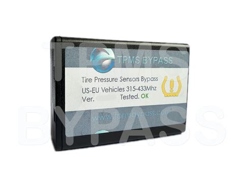 Disable Reset Tire Pressure Sensors Monitoring Light Tpms Bypass