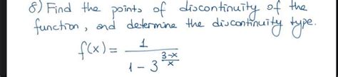 Solved Find The Points Of Discontinuity Of The Function Chegg