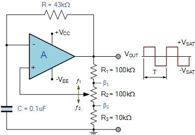 Op Multivibrator Circuit Diagram