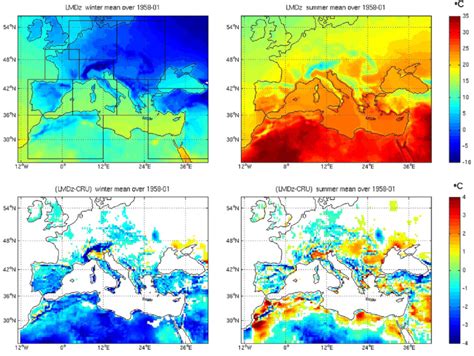 On The Top Spatial Pattern Of Winter Left And Summer Right Mean 2