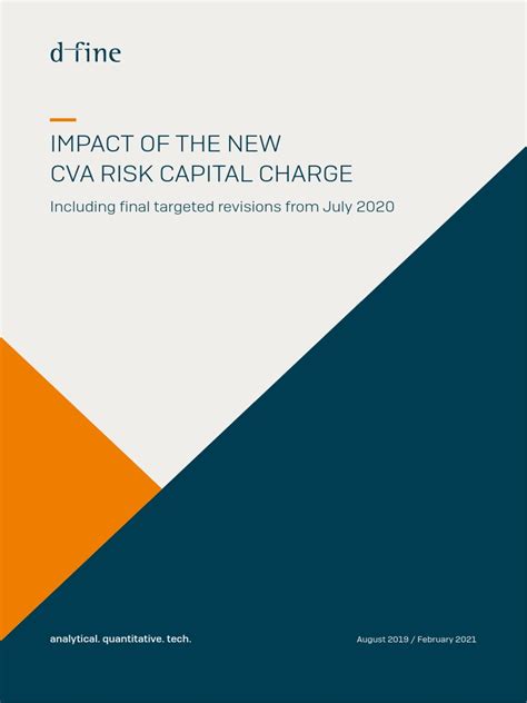 Impact Of The New Cva Risk Capital Charge Pdf Swap Finance Currency Swap