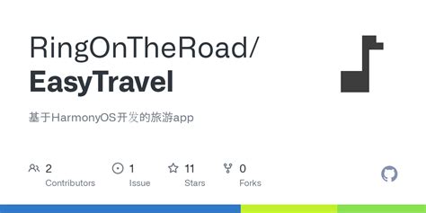 Github Ringontheroad Easytravel Harmonyos App