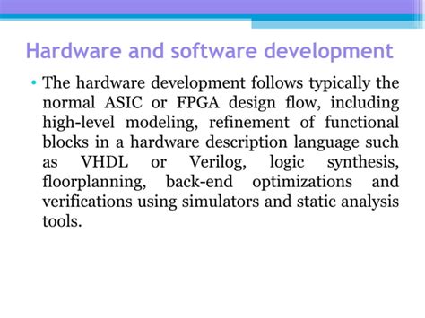 Processor Design Flow For Architecture Design Ppt