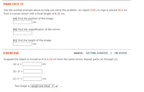 Solved GOAL Calculate Properties Of A Convex Mirror PROBLEM Chegg Com