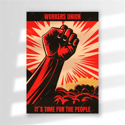 Lenin Propaganda Poster In English