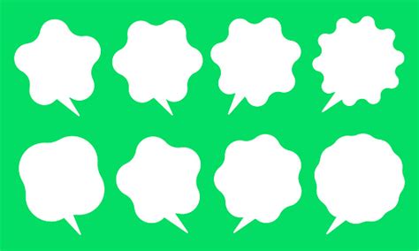 말하기 거품 텍스트 채팅 상자 메시지 상자 개요 만화 벡터 일러스트 디자인의 집합 0명에 대한 스톡 벡터 아트 및 기타 이미지 0명 가격 개념 Istock